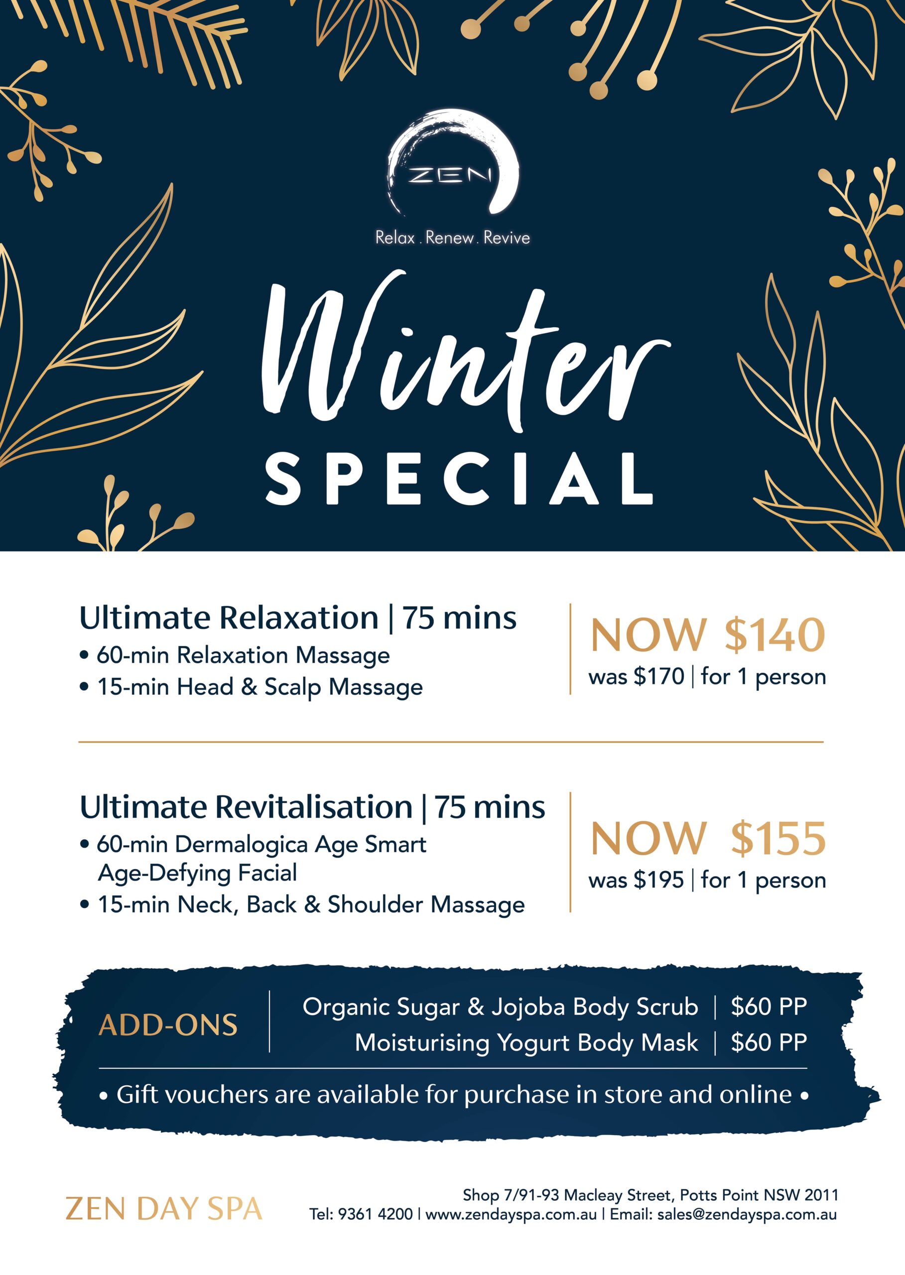 25% Off | New Winter Spa Packages | Book Now